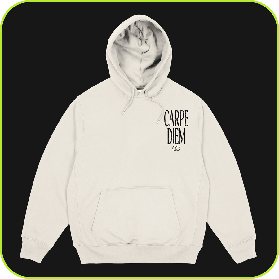 Eye Of The Moment Bone Hoodie – Joe Bartolozzi