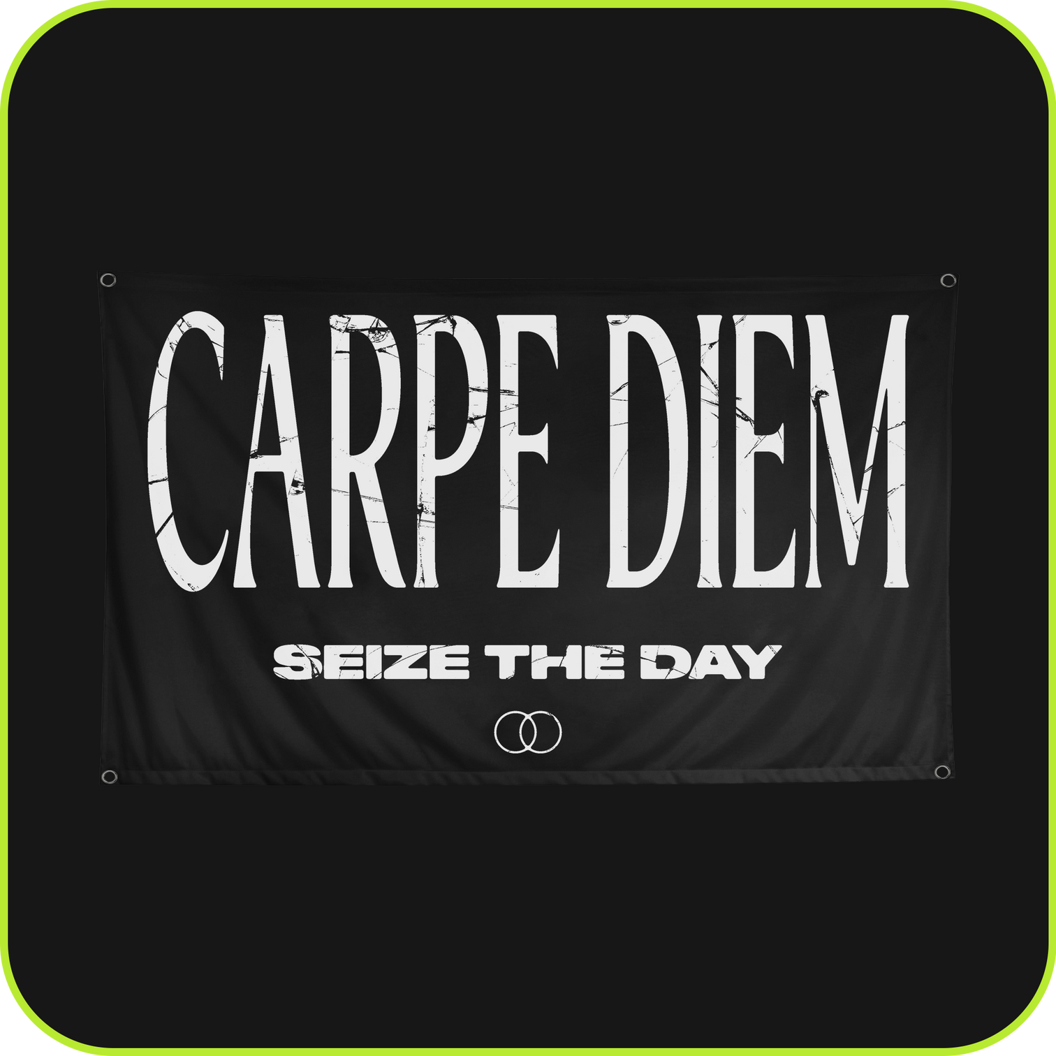 Seize The Day Wall Flag – Joe Bartolozzi